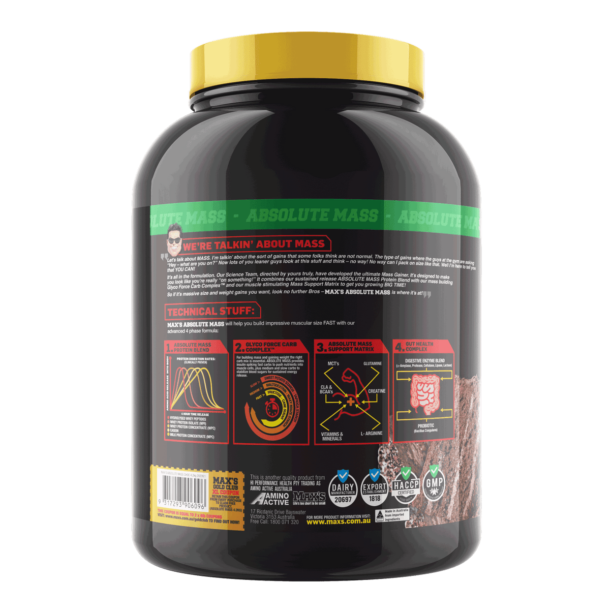 MAX'S Absolute Mass - Build Muscle Fast | MAX'S Protein Official™ – Max's Protein