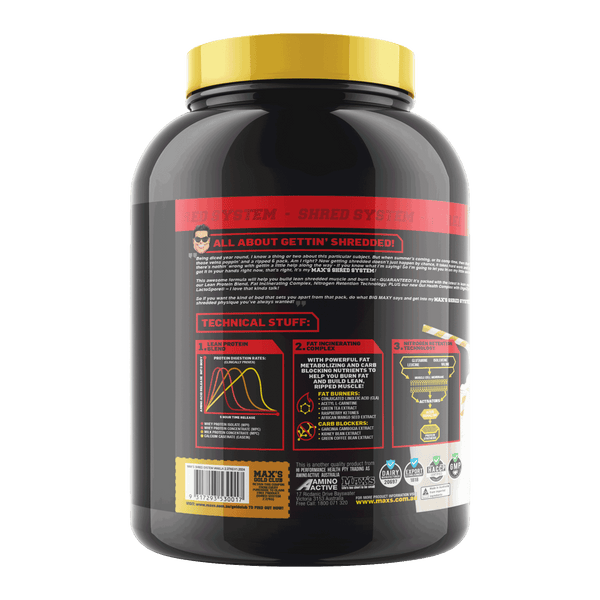 MAX'S Shred System - Get Lean and Muscular! | MAX'S Protein Official ...